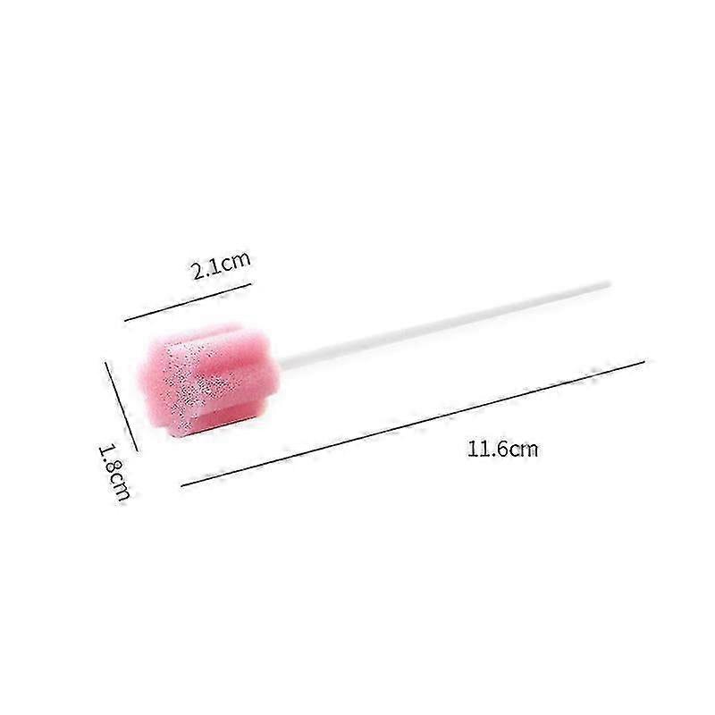 100pcs Disposable Oral Care Sponge Swabs for Teeth Cleaning, Dental ...