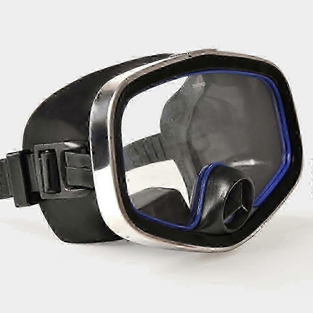 Scuba Diving Silicone Purged Mask with Nose Valve, Large Frame Adult ...