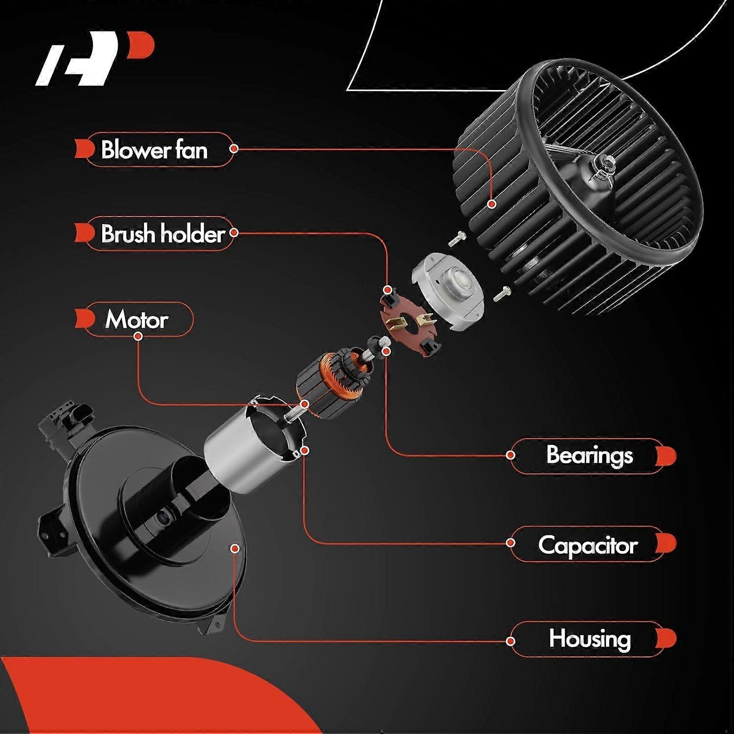 HVAC Blower Motor with Fan Cage for Chevy Silverado Tahoe GMC Yukon ...