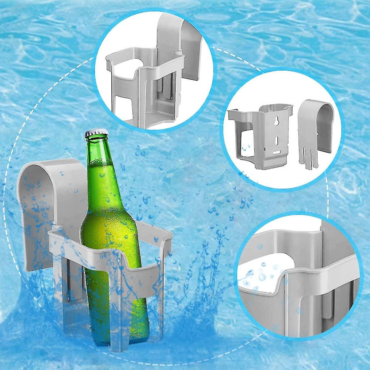 2 Pack Plastic Pool Cup Holder Multi-function | Fruugo UK