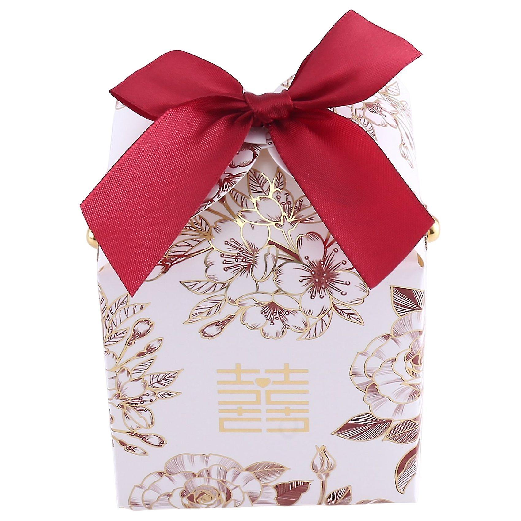 20pcs Wedding Party Favor Boxes Wedding Boxes Bags With Ribbons ...