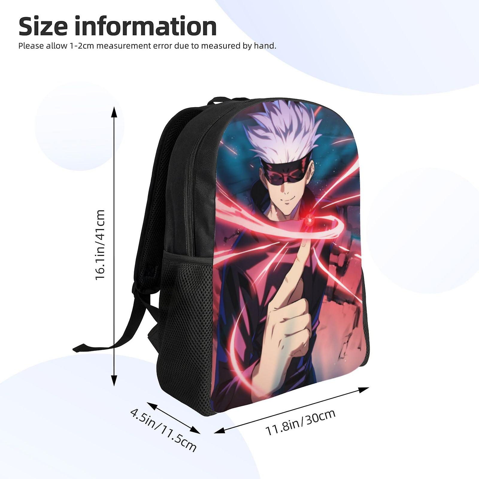 Gojo Satoru Jujutsu Kaisen Unisex Backpack Laptop School Bag College ...