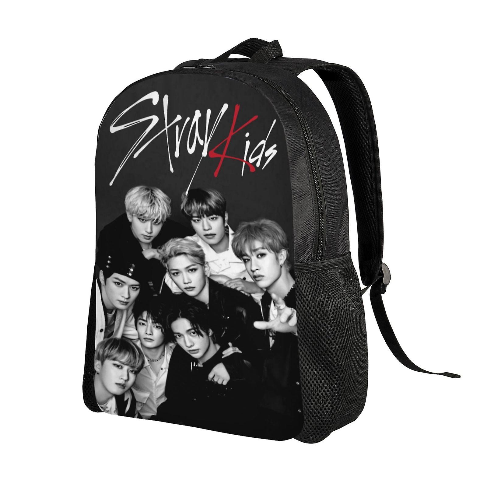 Stray Kids (4)-2 School Backpack For Teen Girls Middle School Bag ...