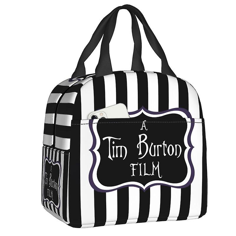 Tim Burton Beetlejuice Horror Film Lunch Box Women Cooler Thermal Food ...