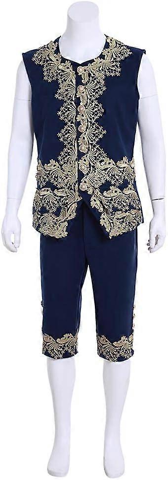 Mens 18th Century Kostym Court Suit Viktoriansk Barock Rokoko Kostym ...