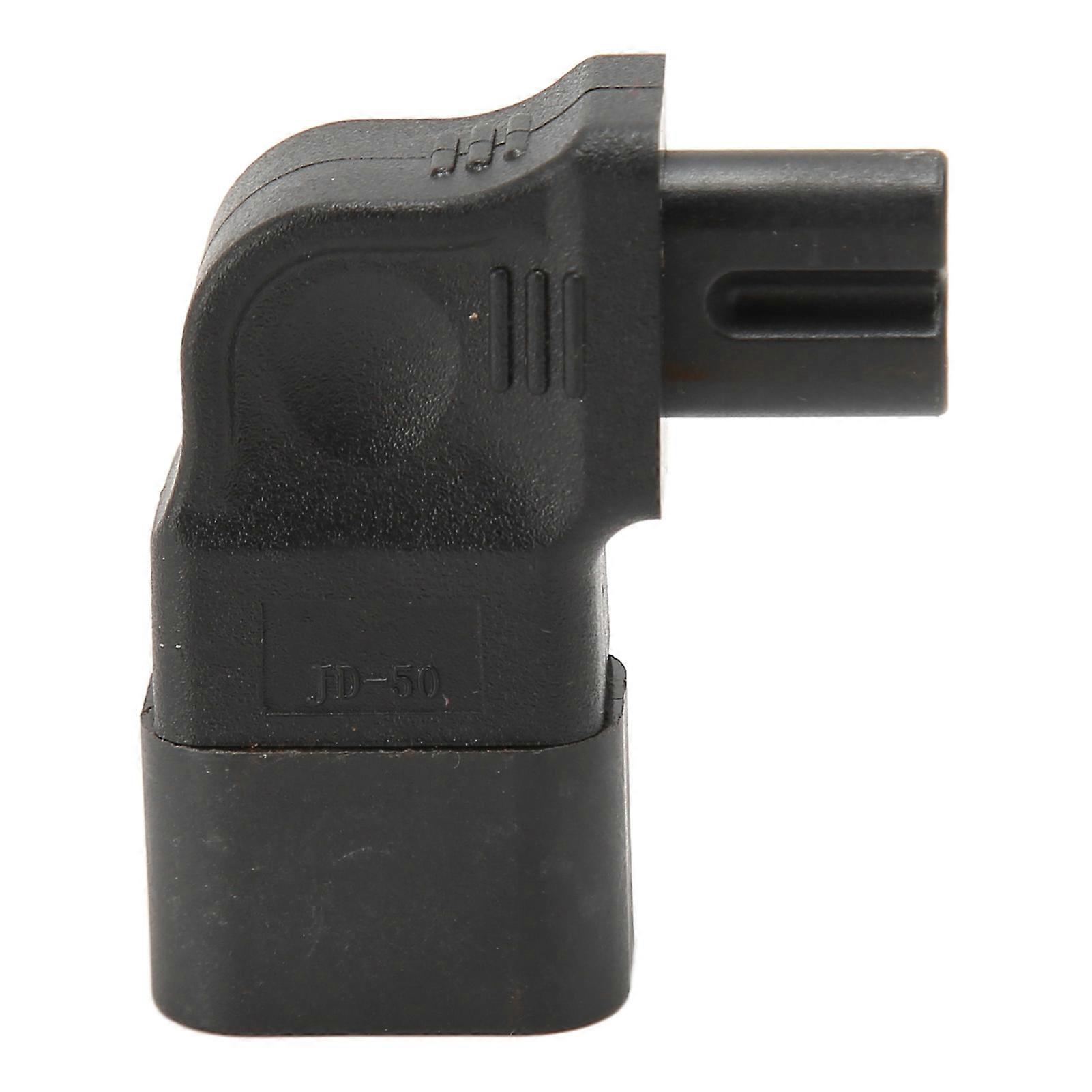 4pcs Iec320 C14 To Iec320 C7 Power Adapter 90 Degree Male C14 To Female C7 Power Socket Adapter