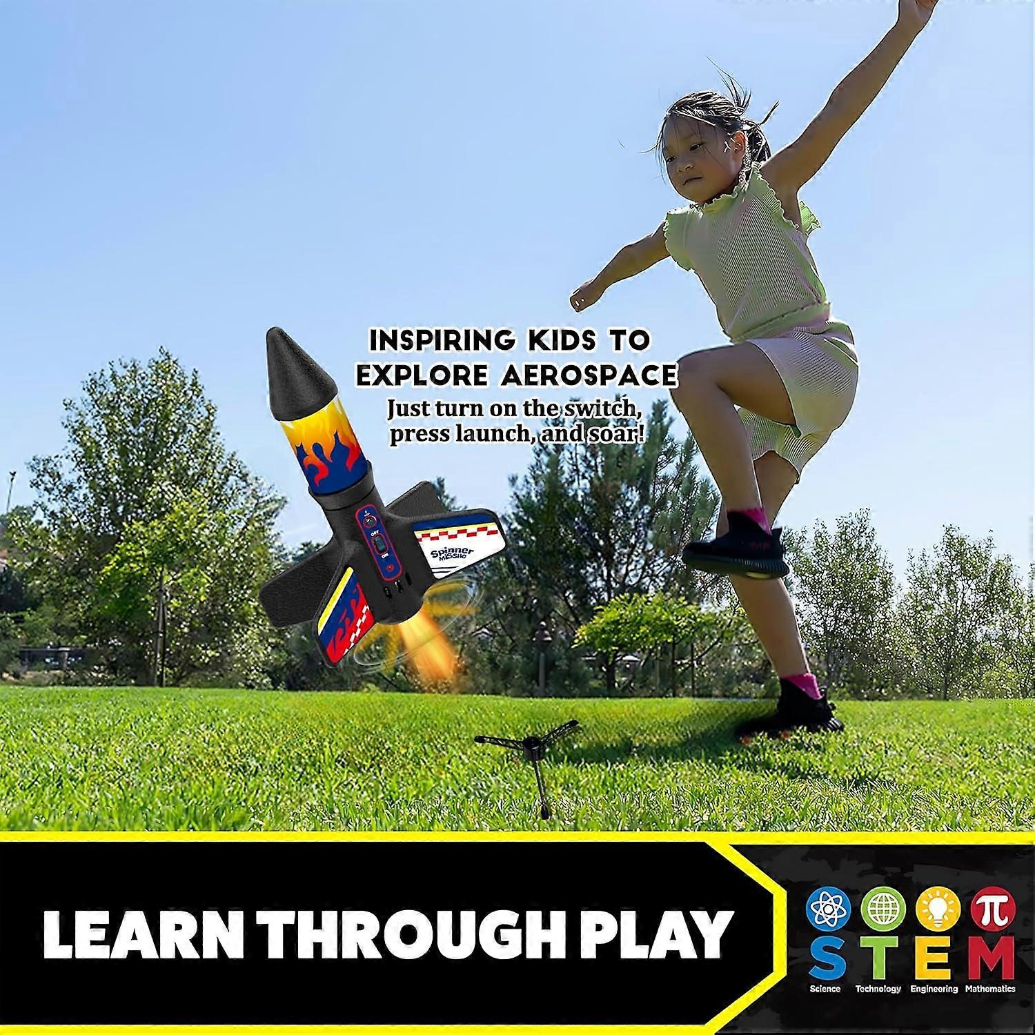 Rocket Launcher Model Rocket Kits with Launch Set, Ultra-high Flying ...