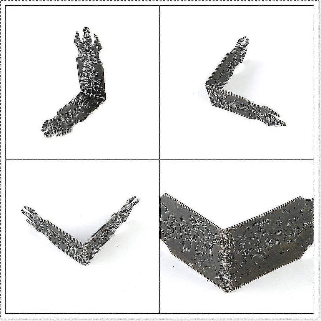20pcs Plate Corner Protector Box Corner Decorative Chest antique Corner ...