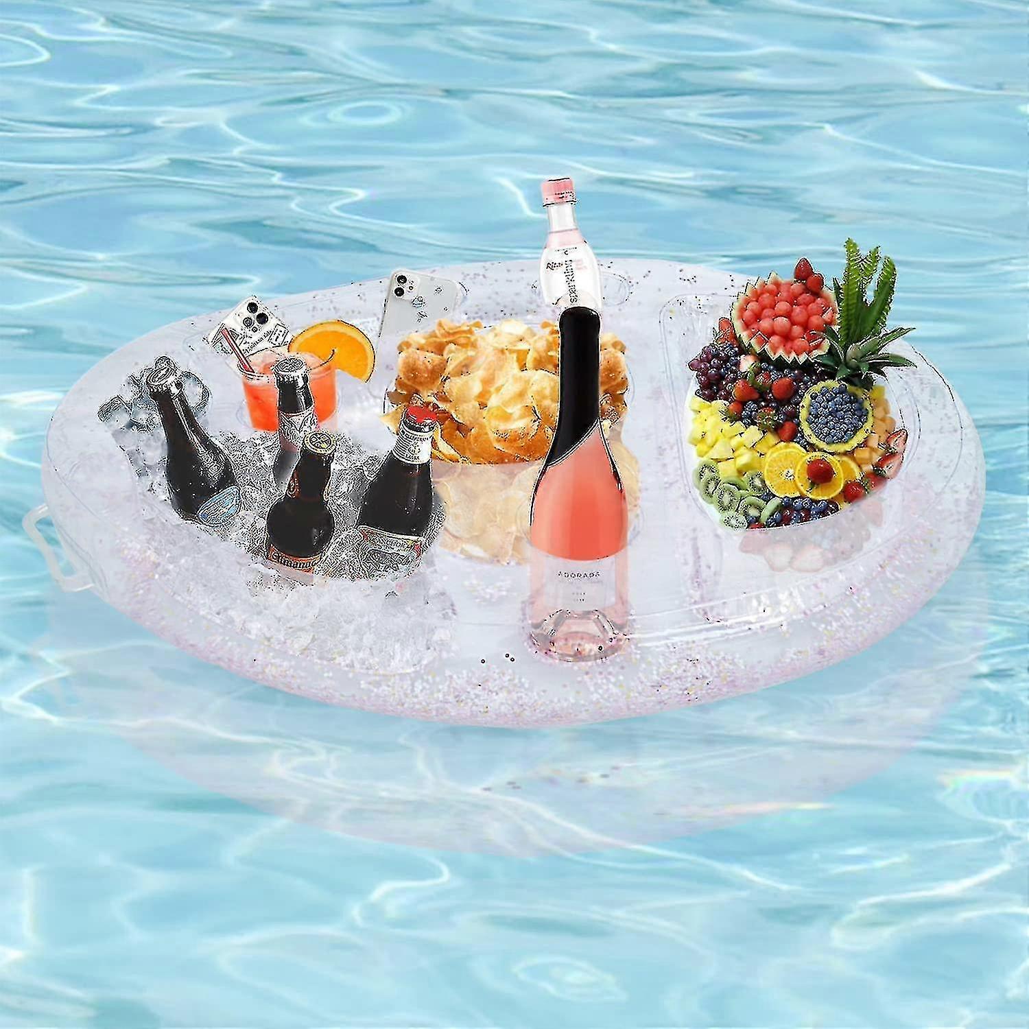 Inflatable Pool Drink Holder, Inflatable Drink Holder With 8 Holes ...
