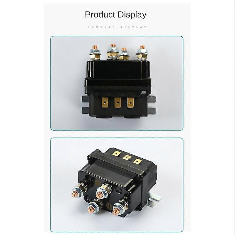 12V Winch Rocker Switch Thumb 250A Solenoid Relay Contactor Winches for ...