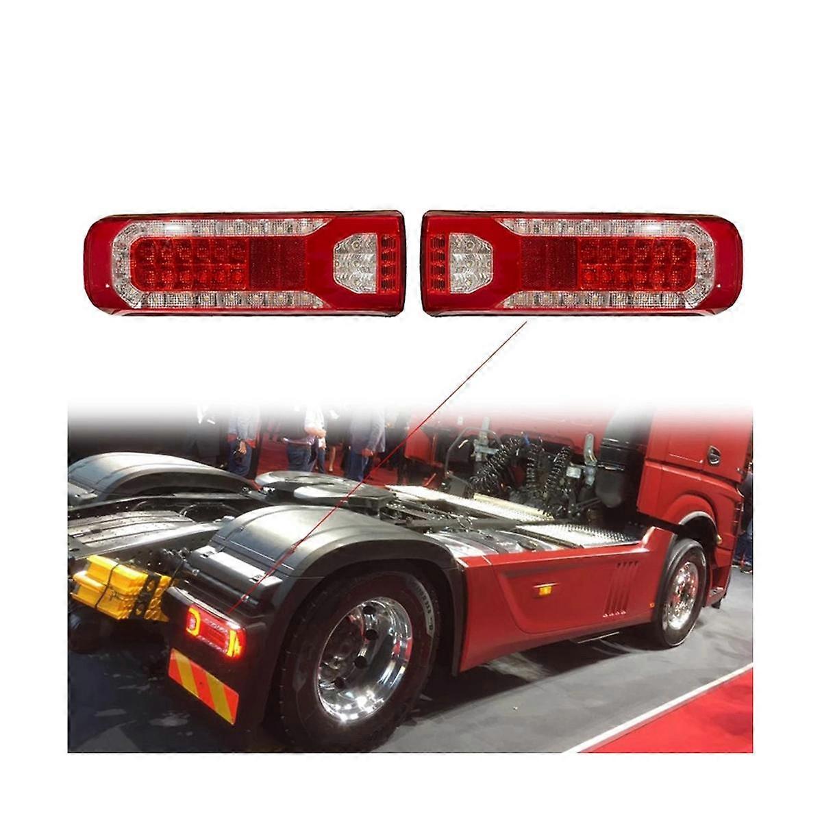 24V Truck LED Tail Light Assembly Rear Brake Light for ACTROS Truck ...