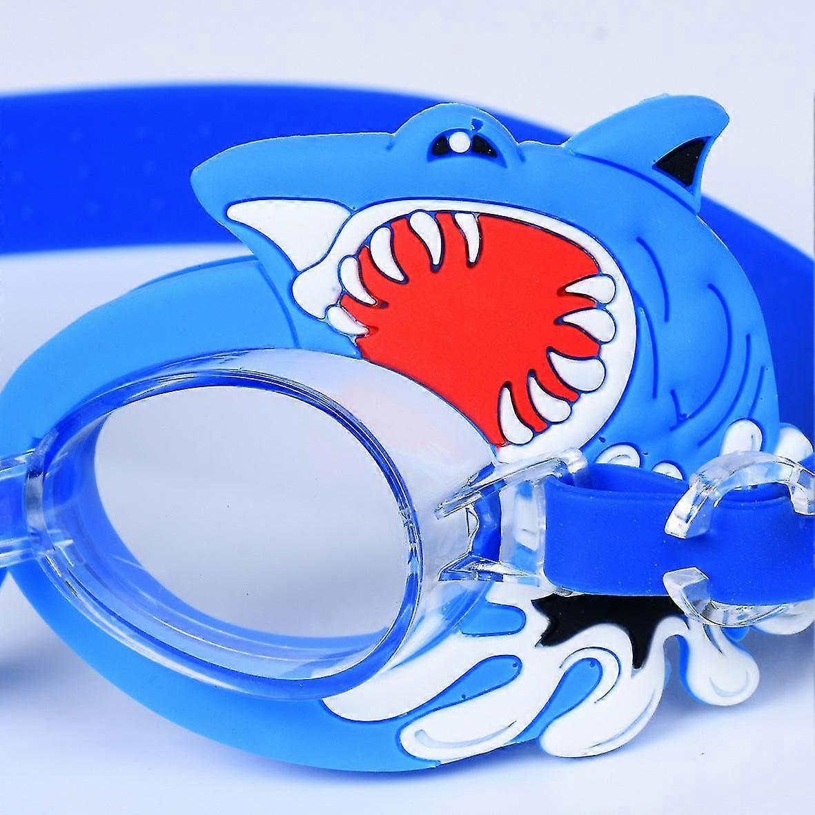 Children's swim goggles cute cartoon silicone mermaid spider-man ...