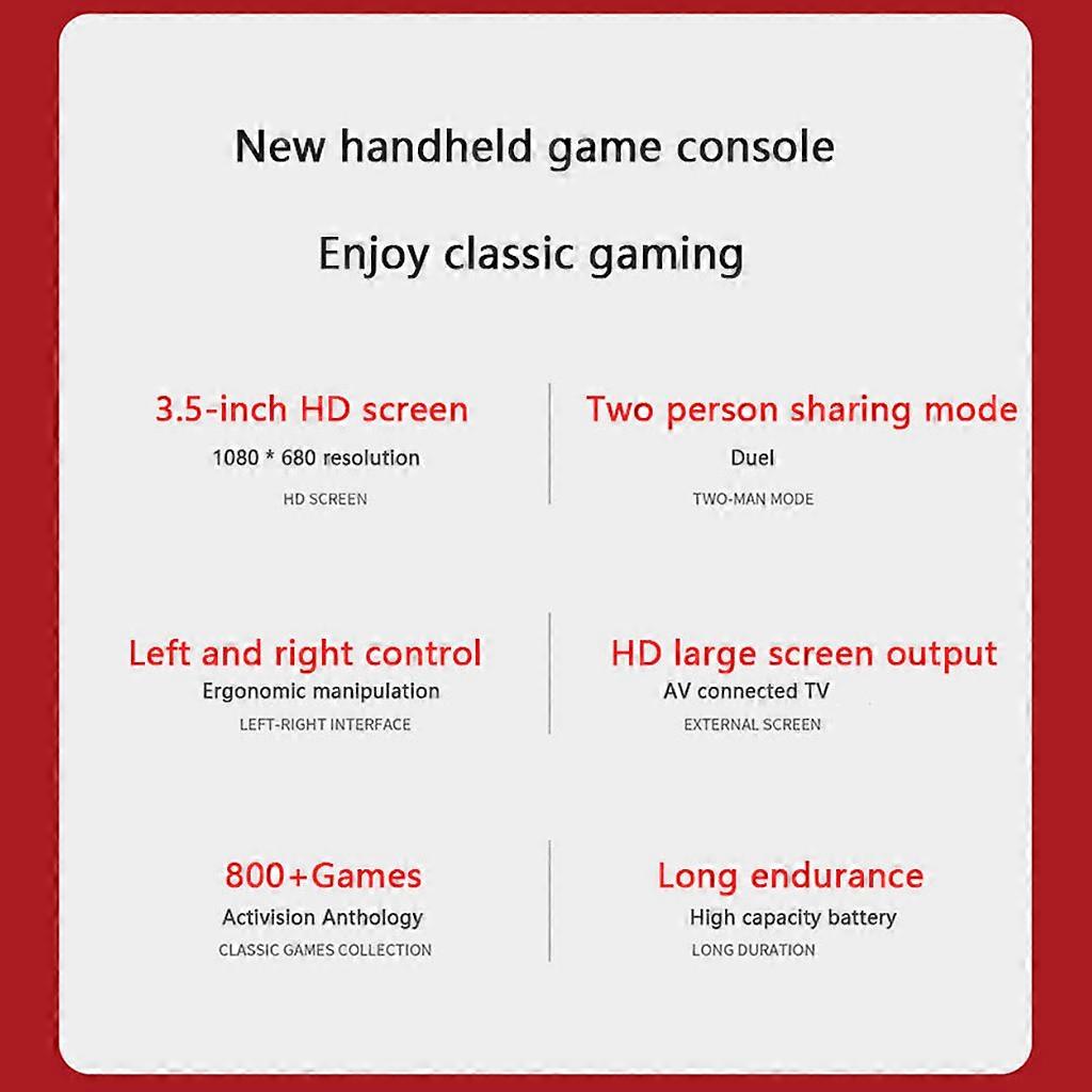 G3 Retro Handheld Game Console Mini Portable Video Player with Built-in ...