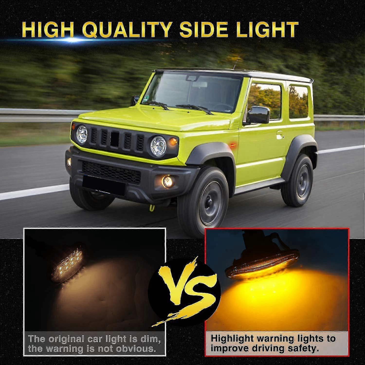 Car Led Turn Signal Lights Side Markers For Jimny Jb64 Jb74 Jb64w Jb74w Jb23w 2018-2020 | Fruugo UK