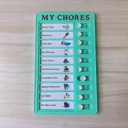 Memo Plastic Board Chores Checklist Board, My Chores Chart Board for Kids Children, List Board ...