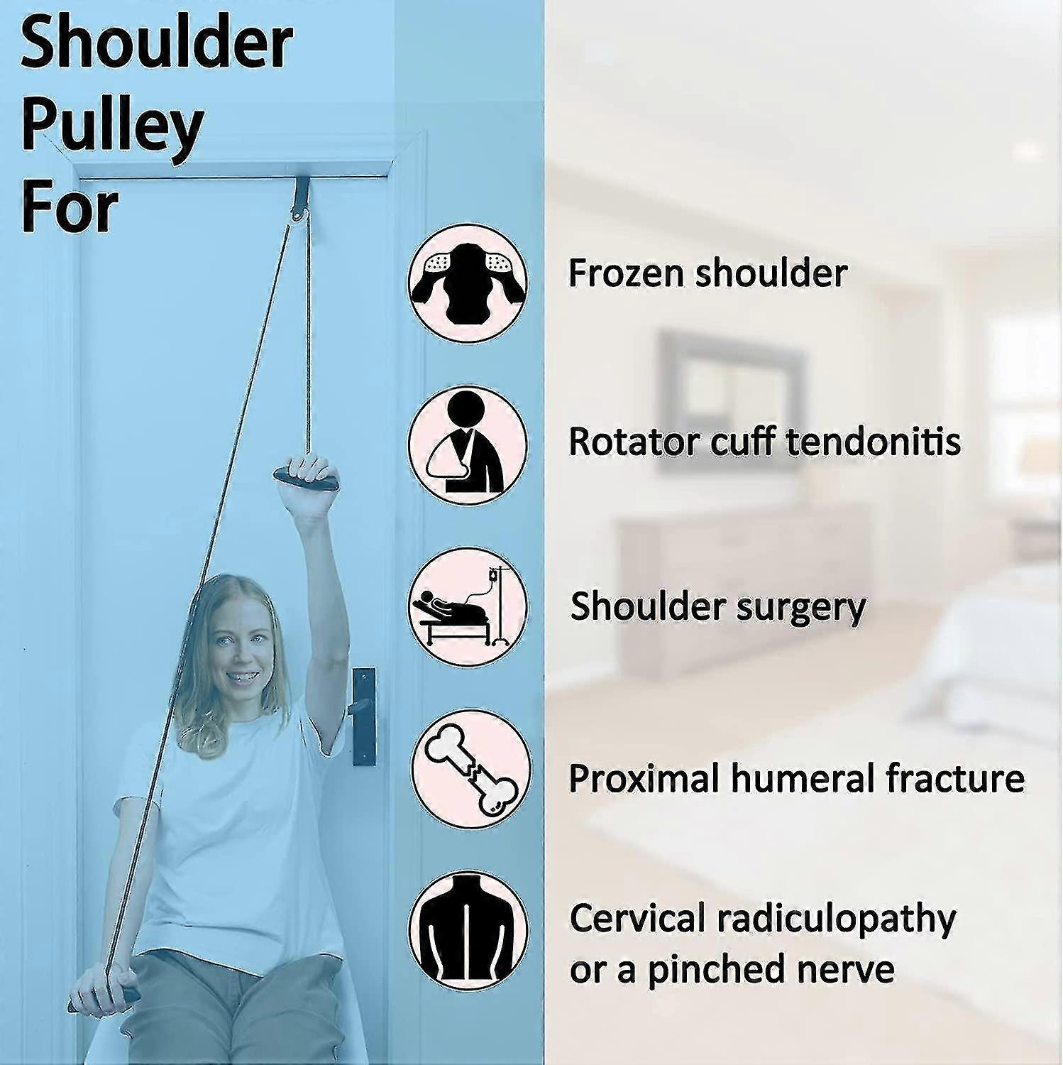 Shoulder Therapy Exercise Pulley System, Slim Shoulder Pulley For ...