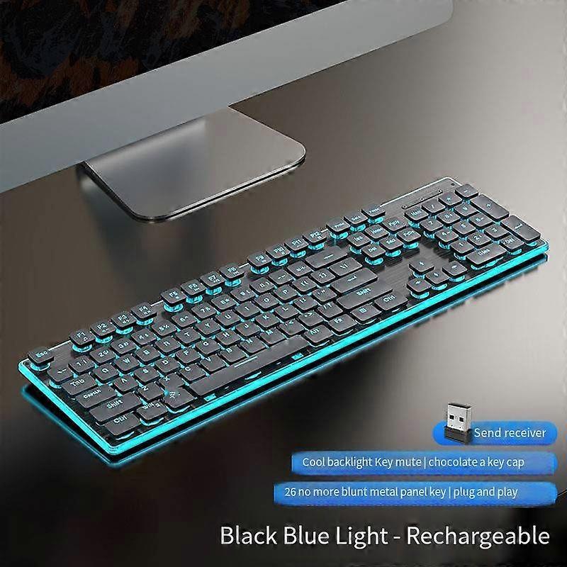 Wireless Keyboard 108 Keys Mute Ultra-Thin High Appearance Level Gaming ...