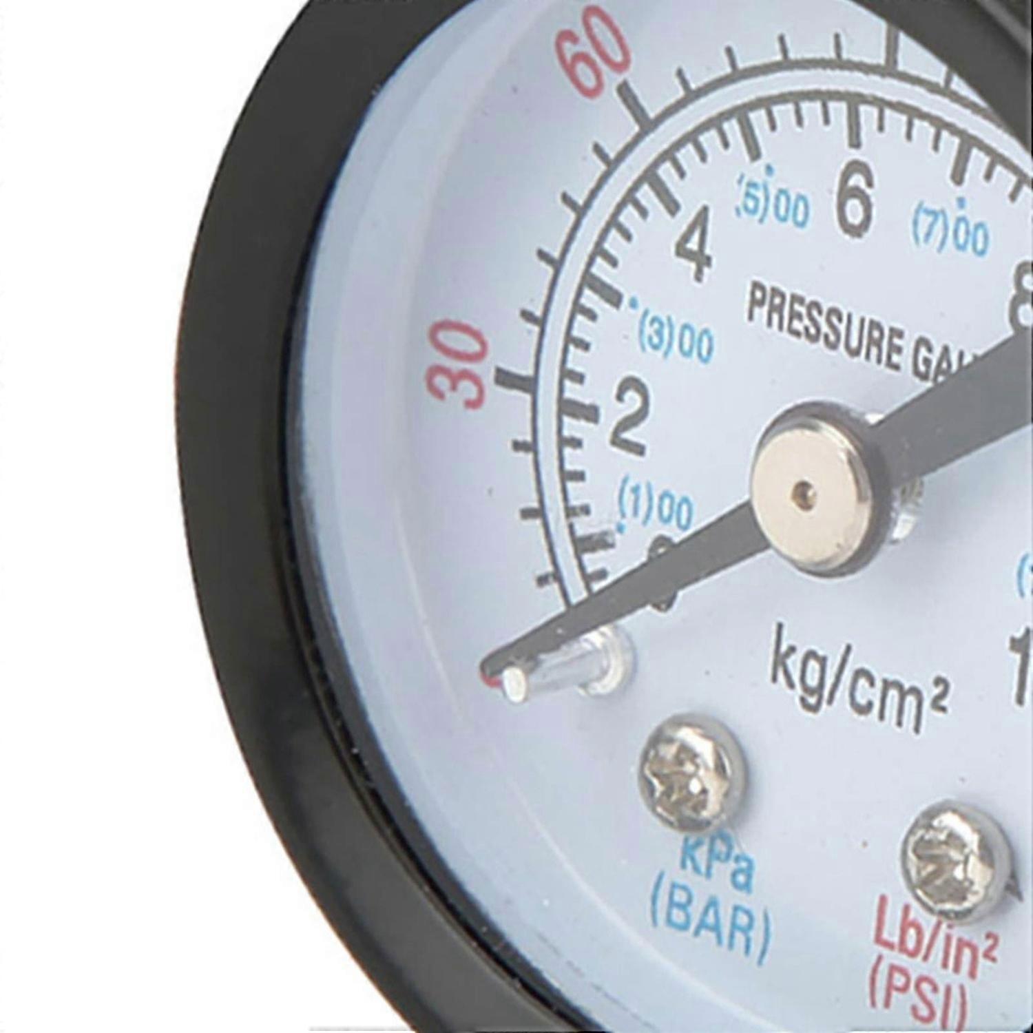 Air Compressor Pressure Gauge Y40 Iron Shell Instrument Pressure ...