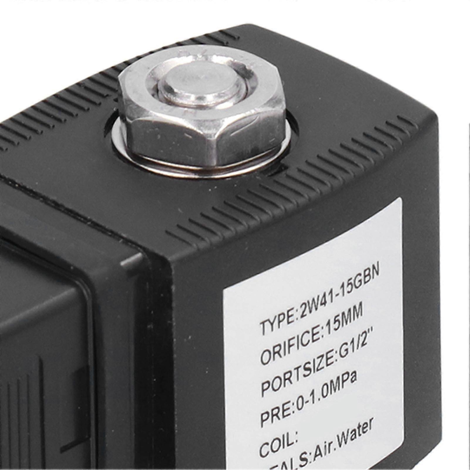 2 Way Solenoid Valve Brass Solar Electric Normally Closed Pipeline ...