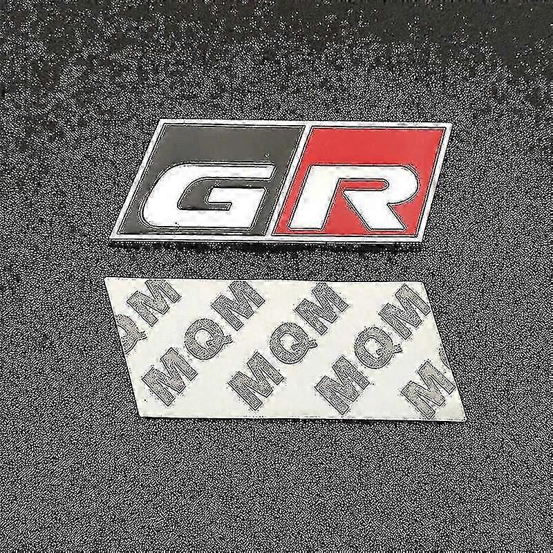 3d Metal Gr Logo Car Front Grill Emblem Trunk Badge For Toyota Yaris Ch ...