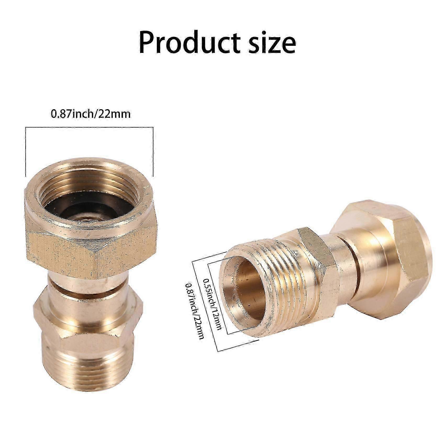 Pressure Washer Swivel Joint, Free To Hose Fitting, Anti Twist Metric ...
