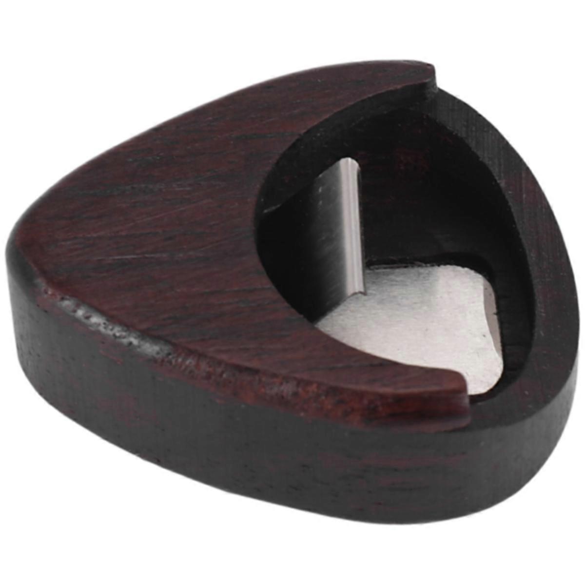 Guitar Pick Box Portable Rose Wood Guitar Pick Storage Musical Inst ent ...