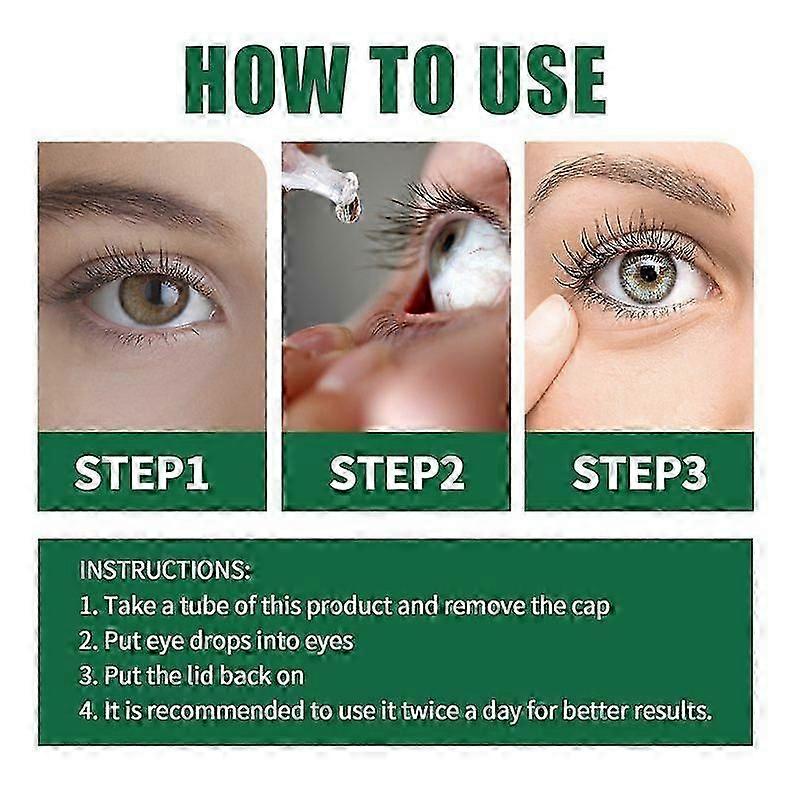 Eye Drops Relieves Eyes Discomfort Blurred Vision Dry Eyes Itchy Clean ...
