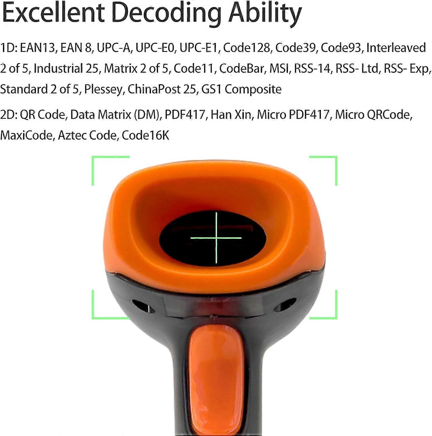 QR Barcode Scanner, USB Cable, Fast and Precise Scan for Mobile Payment ...