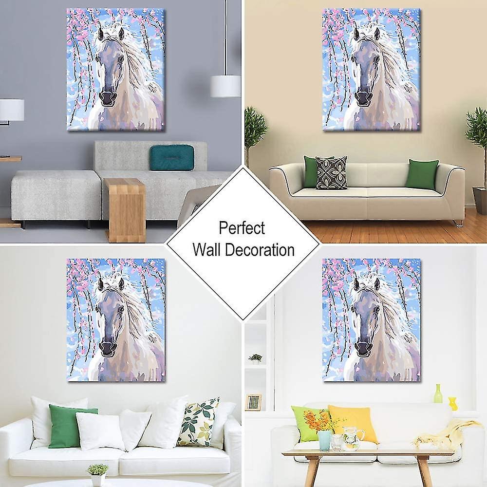 Jubee Painting Kit Without Frame With Paintbrush And Acrylic Painting ...