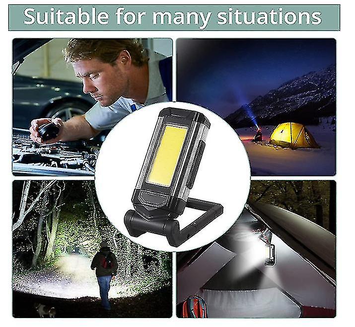 Led Light Magnetic Torch Work Light, Inspection Lamp 7 Modes Portable ...