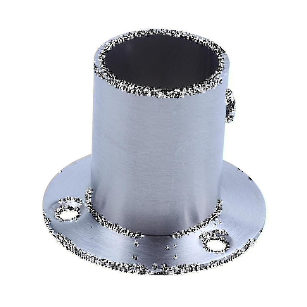 Wardrobe 25mm Tube Stainless Steel Rail Rod End Support Bracket 6pcs ...