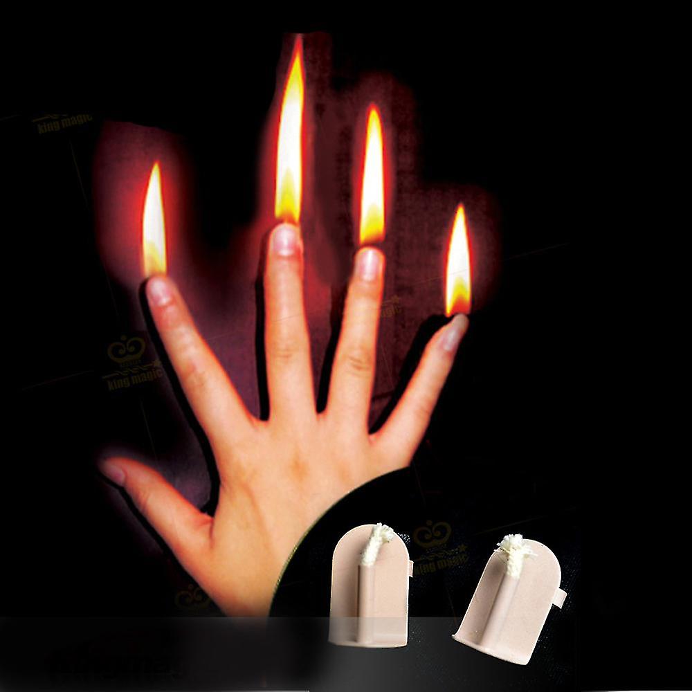 1 Set Finger Fire Magic Stage Magic Prop Professional Magician Magic ...
