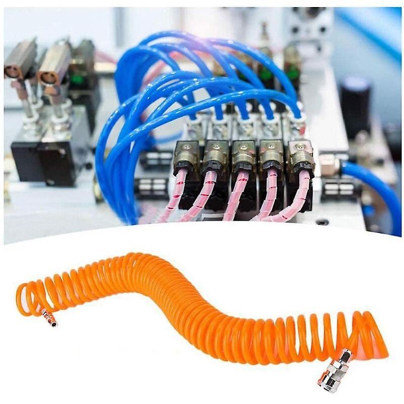 Air Compressor Hose, Spring 9M Plastic Air Compressor Hose Tube System ...