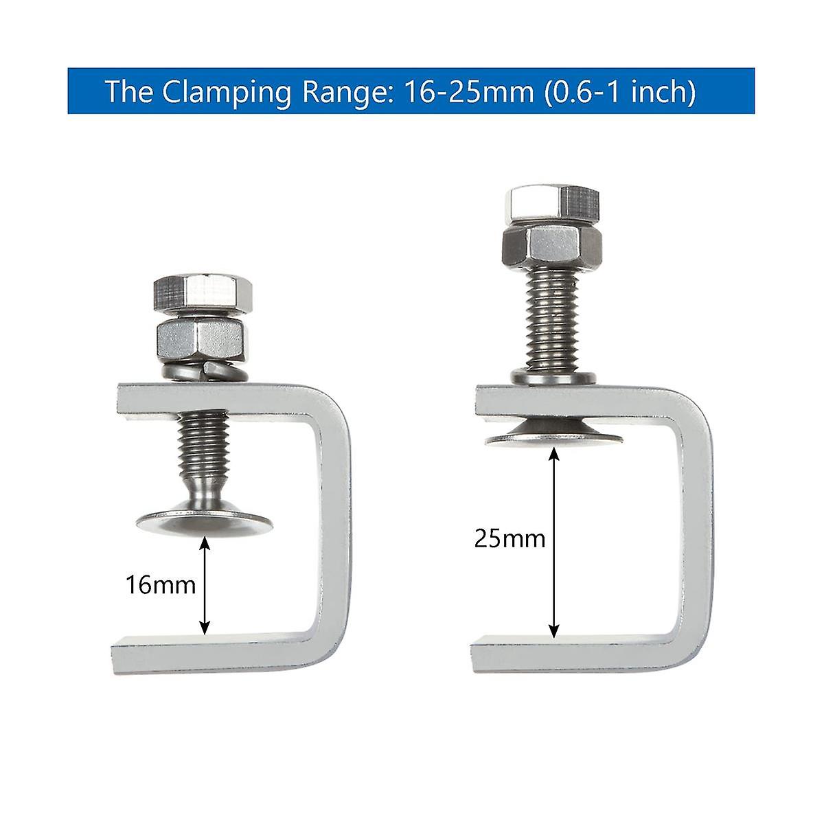 Small C ,heavy Duty C-clamp Stainless Steel With Stable Wide Jaw ...