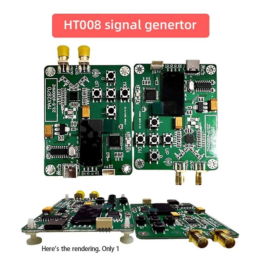 Ht008 Signal Source Max2870 Stm32 23.5-6000mhz Signal Generator Signal Source Supports Point ...