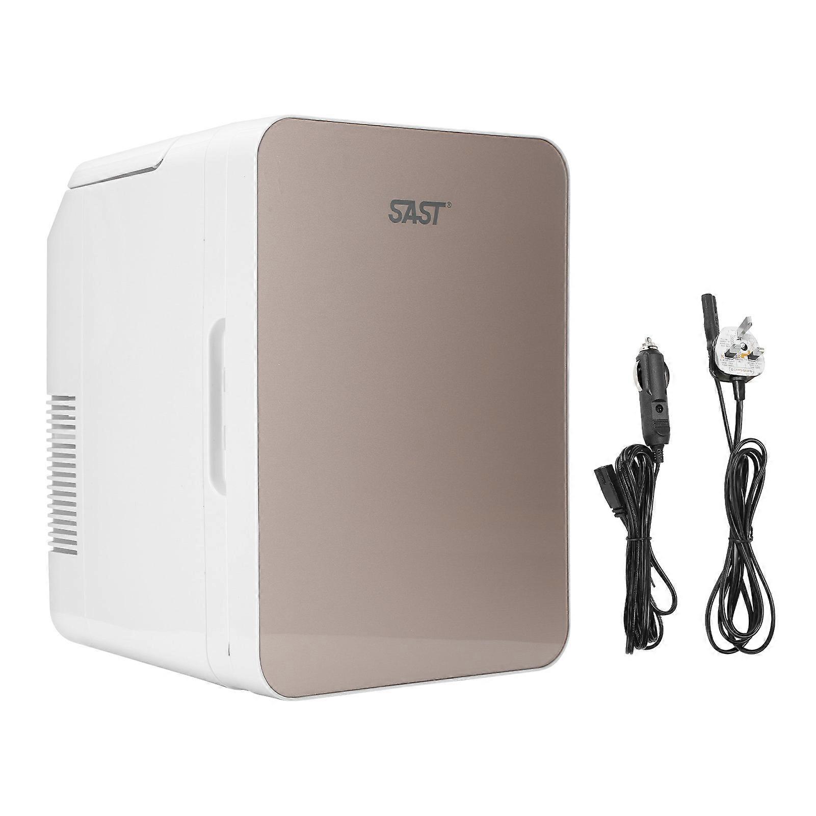 Mini Fridge 10 Liters Gold Portable Refrigerator Cooler Warmer for ...