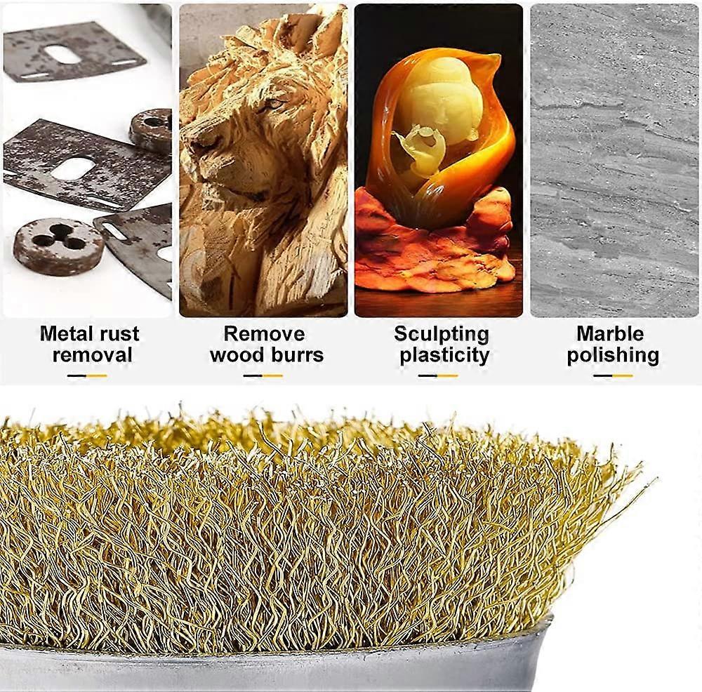 36Pcs Wire Brush for Rotary Tools - Rust and Paint Removal - Perfect ...