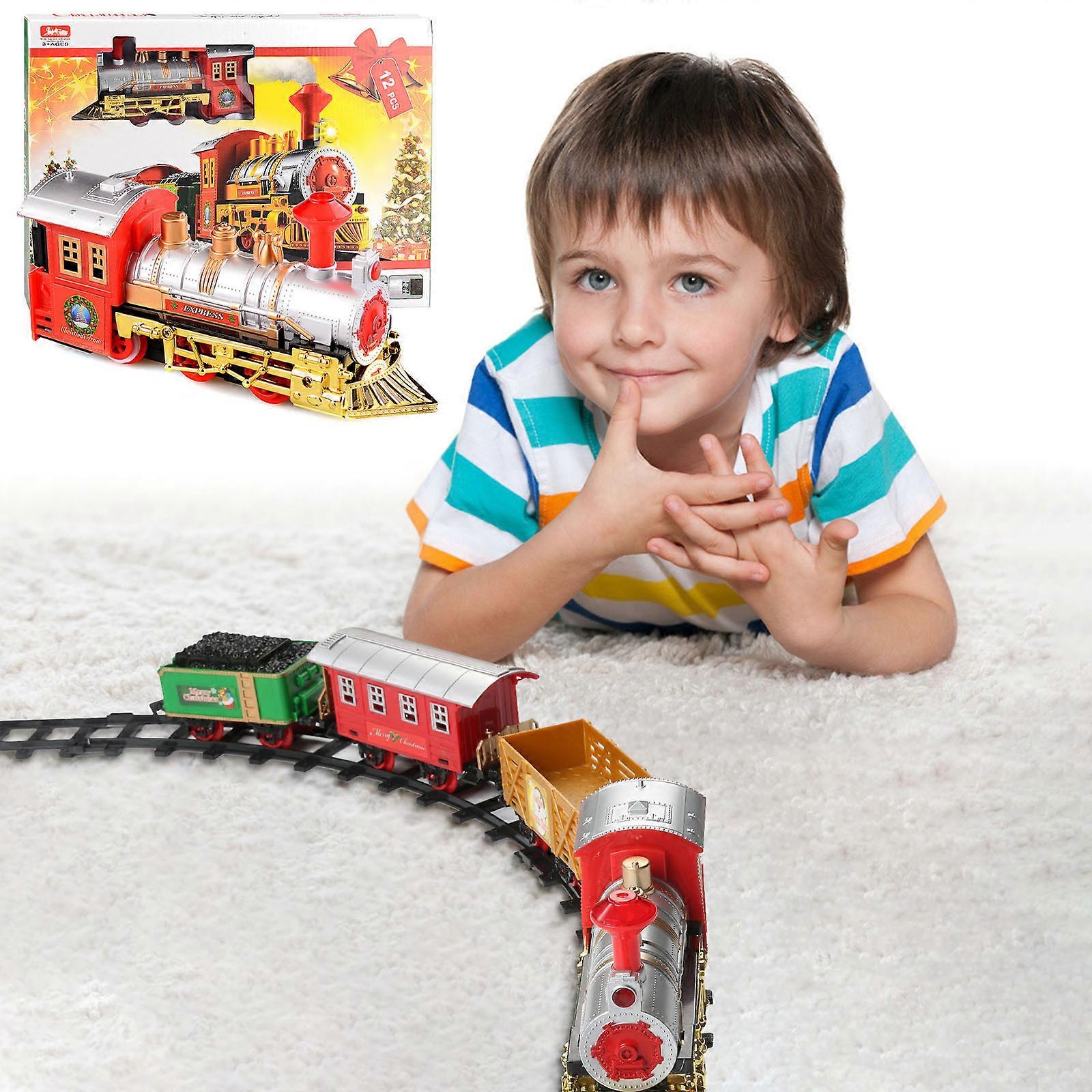 Bluey Toys Toy Train Set Christmas Train Set Railway Tracks Battery ...
