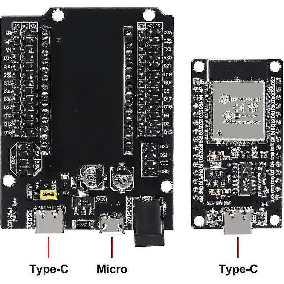 Esp-wroom-32 esp32 esp-32s type-c usb ch340c wifi + bluetooth low power ...