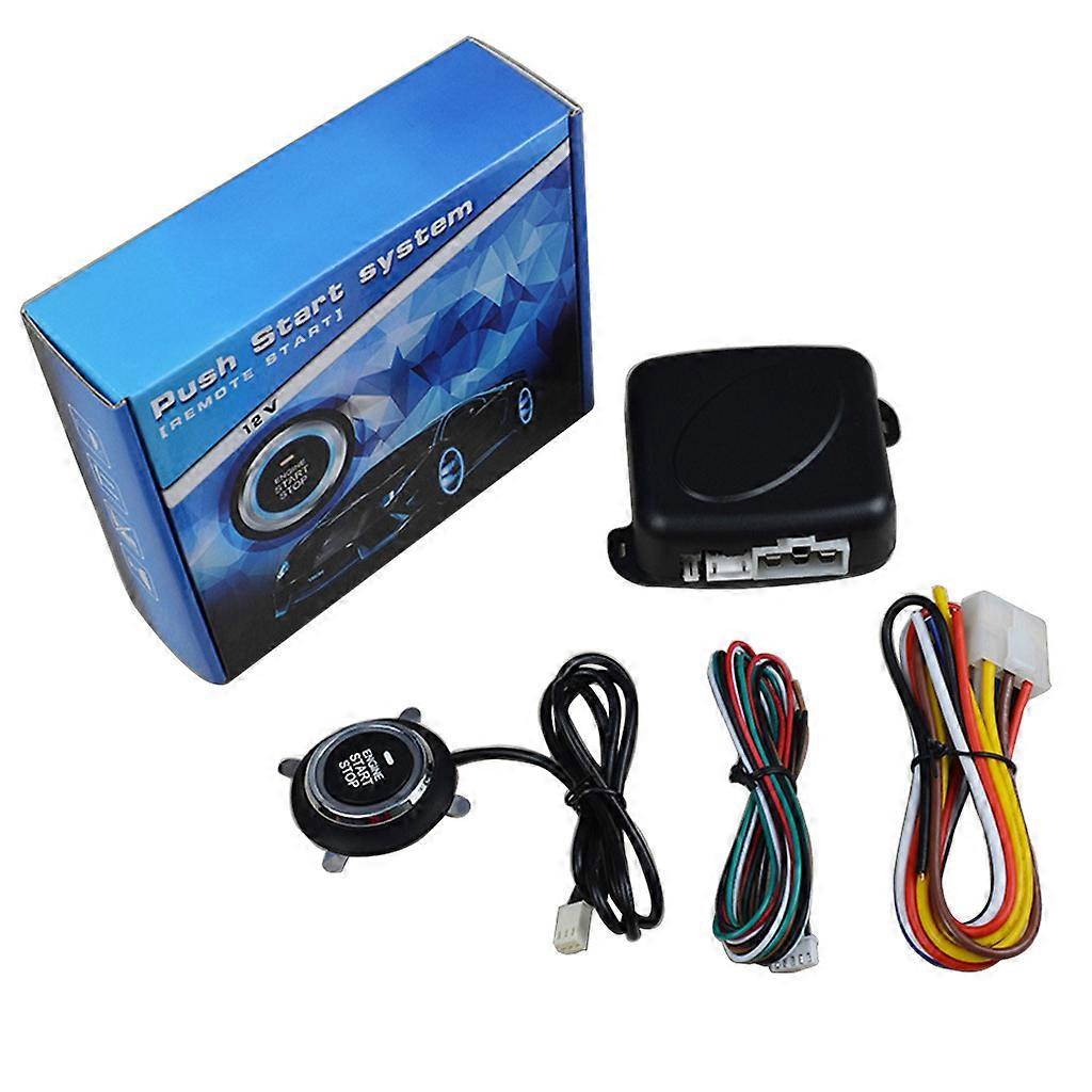 12V Universal Car Engine Push One Click Start Button Remote Ignition ...