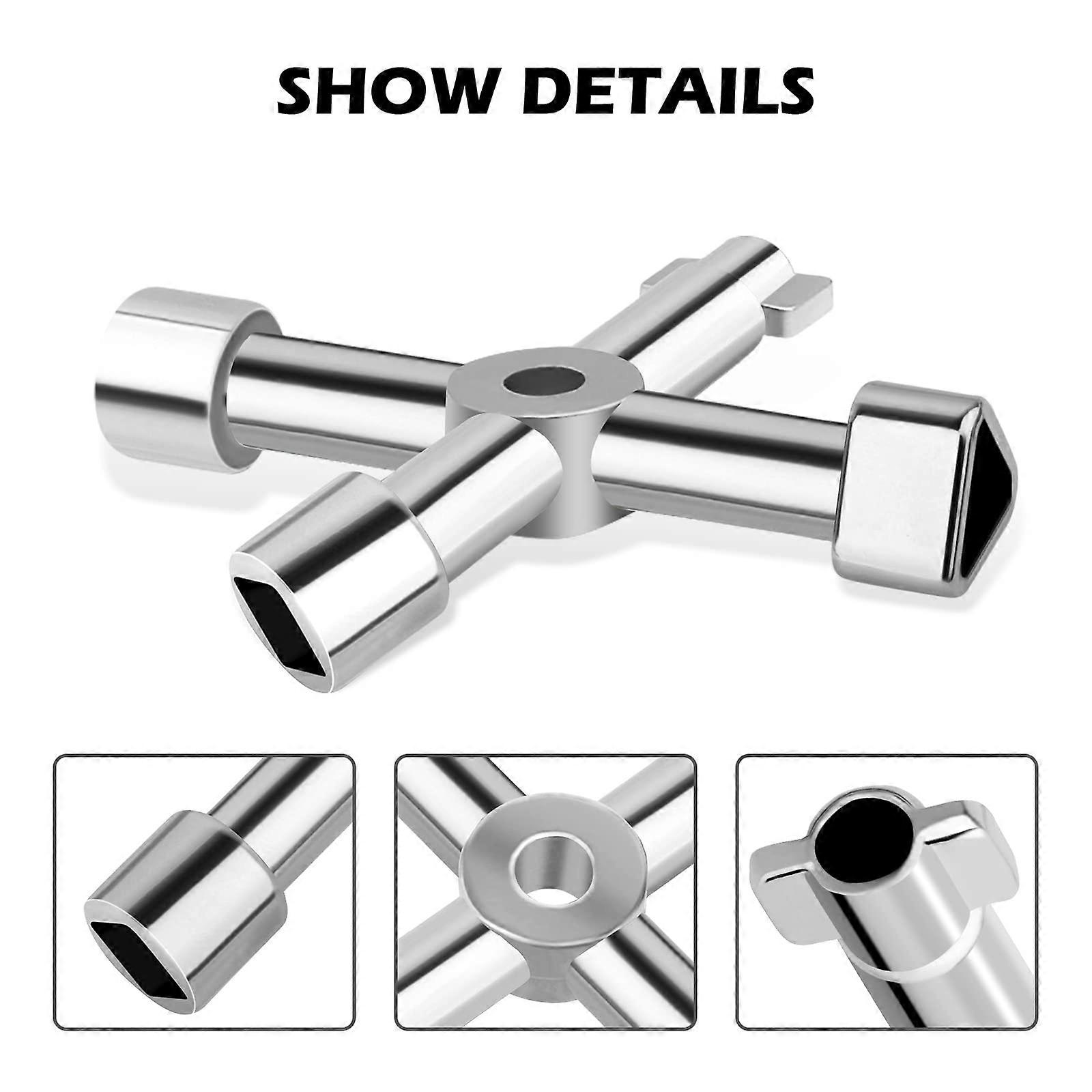 Cross Key, 4 Way Multifunction Key, Universal Key for Electric Cabinet ...