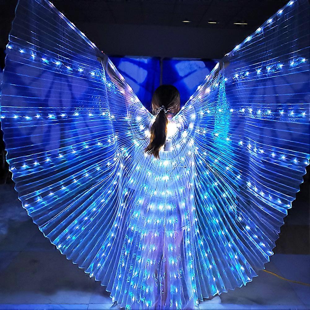 Light Up Wings LED Belly Dance Wings Luminous Butterfly Wings with ...