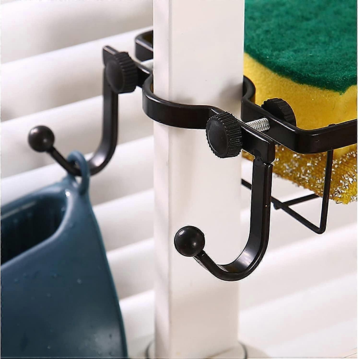 Stainless Steel Sponge Holder For Sink, Kitchen Storage Rack, Suction ...