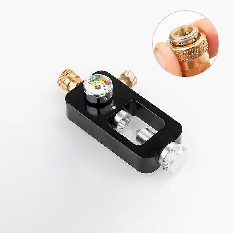 Diving Tank Refill Adapter With 5000Psi Pressure Gauge Diving Oxygen ...