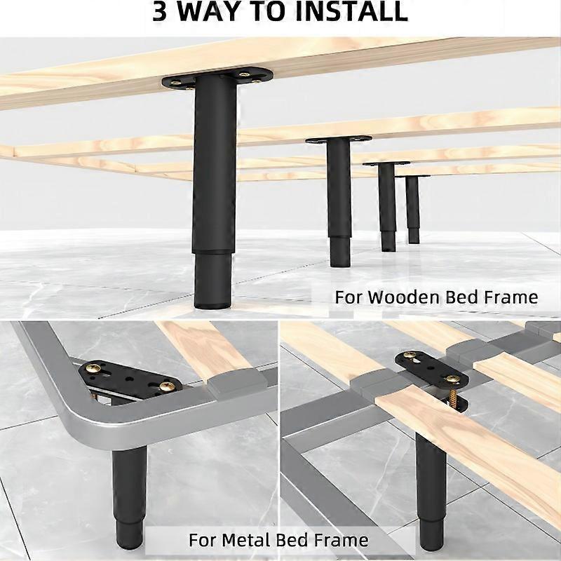 Adjustable Stretchable Bed Legs with Adjustable Row Frame Bed Frame ...