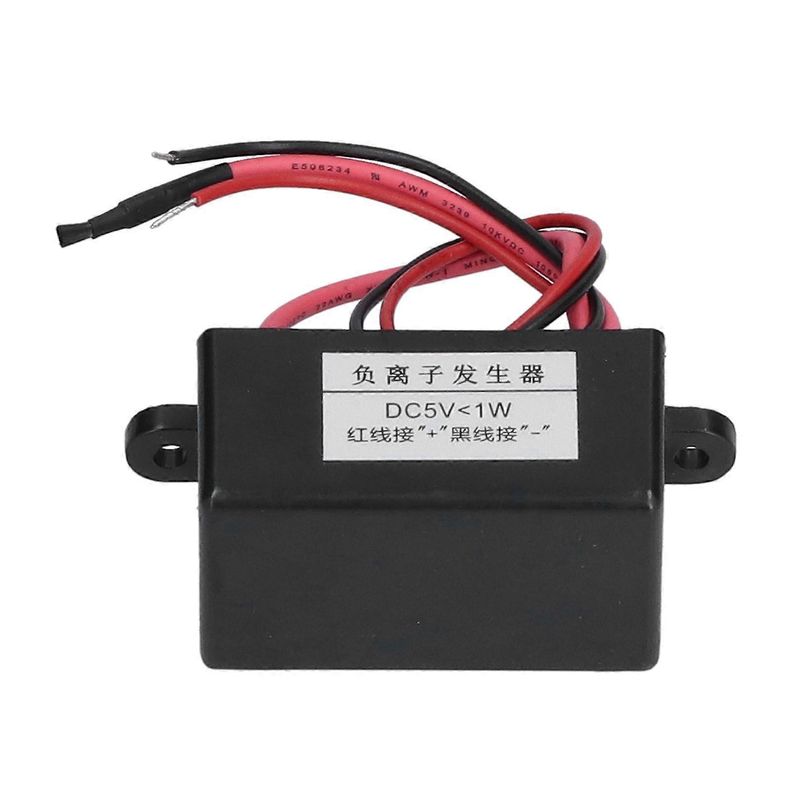 Negative Ion Generator Mini Air Purifier Black Ionizer Generator Module ...