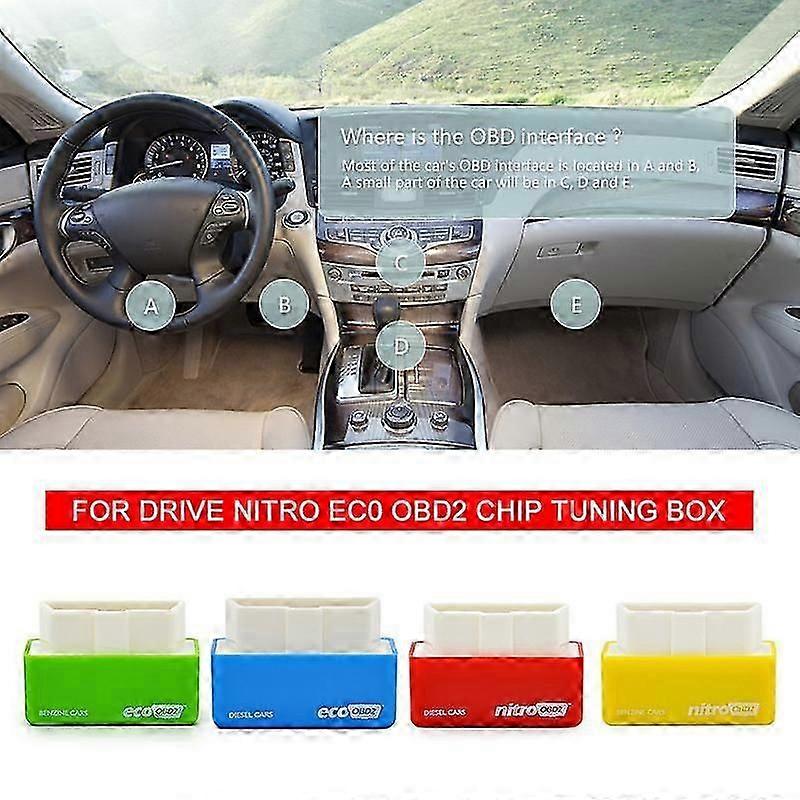 Full Chip PIC16F59 NitroOBD2 EcoOBD2 Economy Chip Tuning Box Fuel Save ...