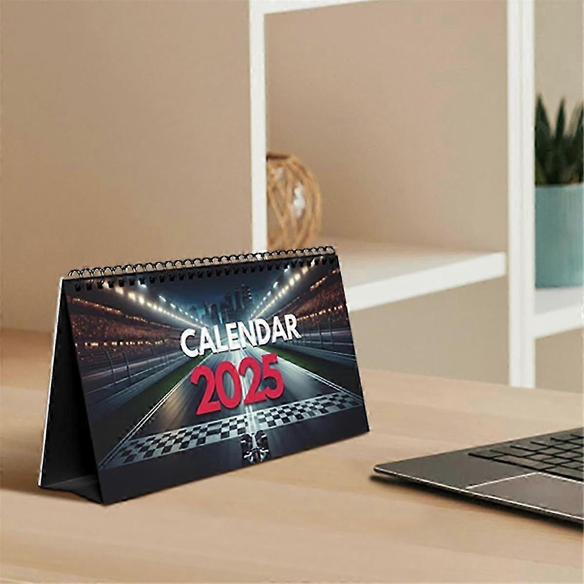 Calendrier de bureau 2025 adapté à la formule appropriée Fan de course ...