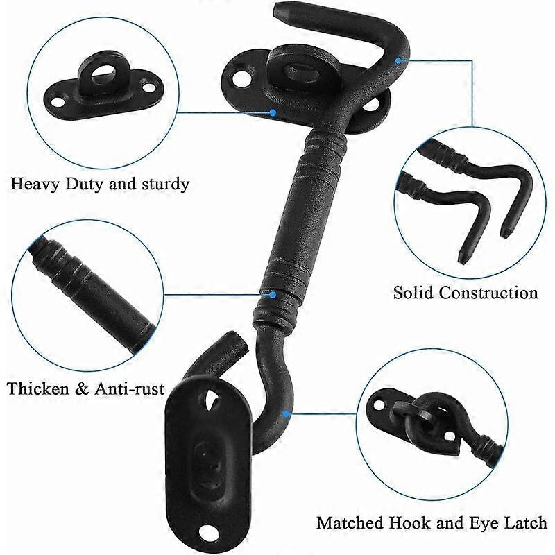 Heavy Duty Barn Door Latch, Privacy Safety for Garage and Shed Doors ...