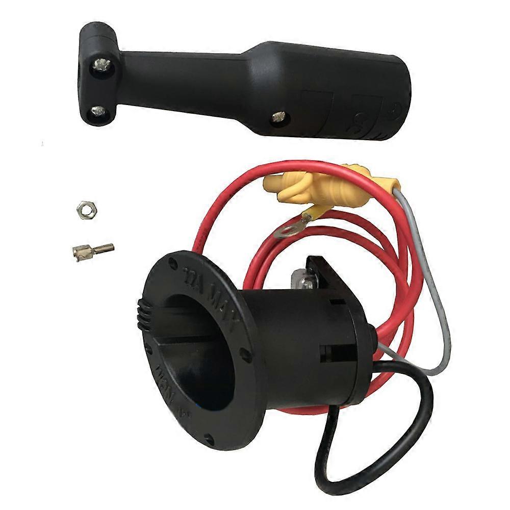 48V Charger Cord Plug & Charger Receptacle for Club Car Precedent Golf ...